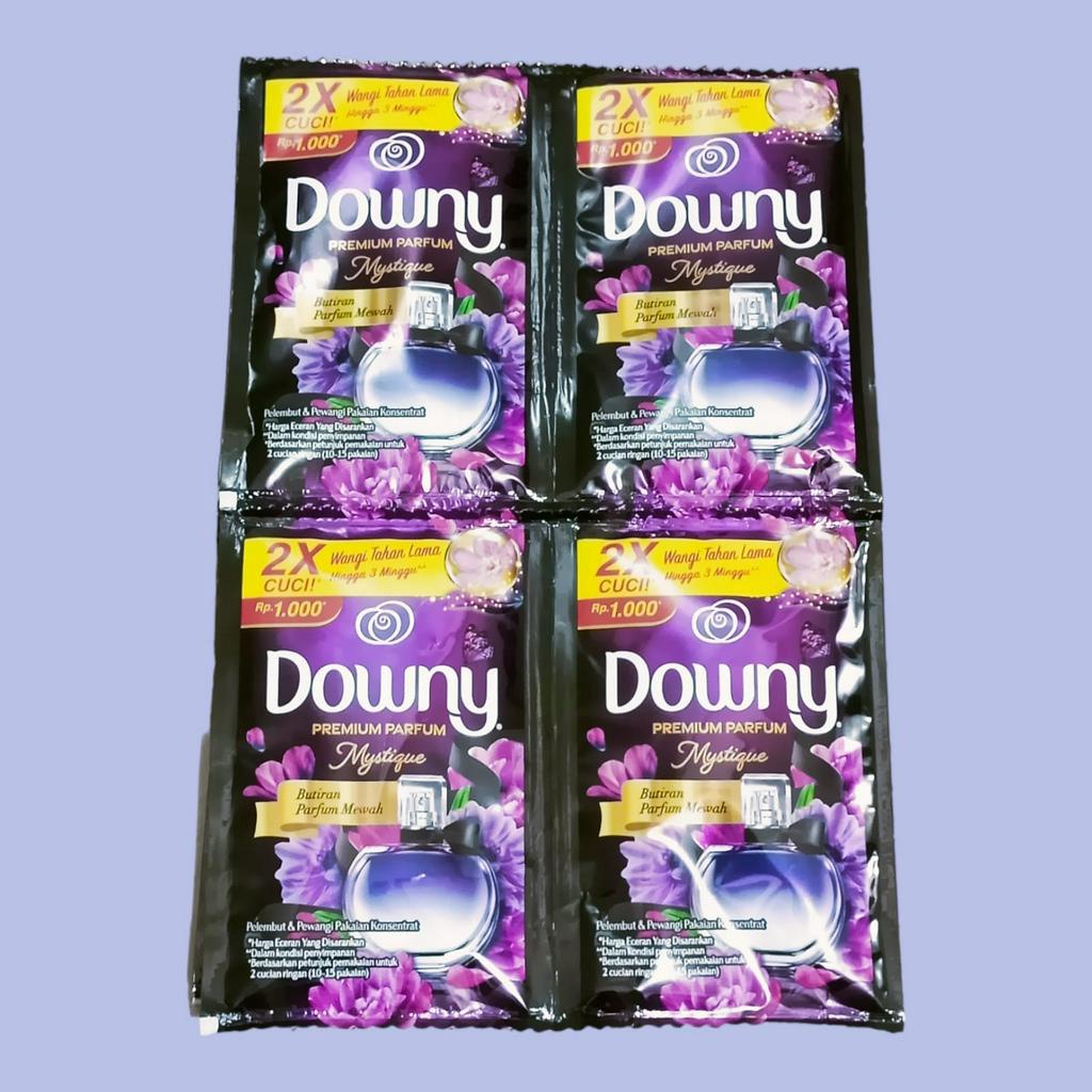 Jual Downy Mystique Pewangi Pakaian 20 ML [12 sachet/Renceng] | Shopee ...