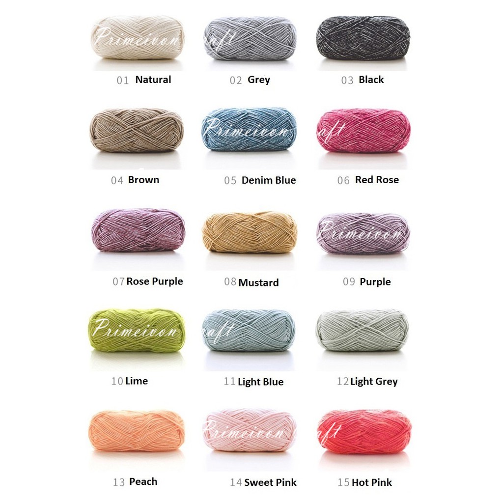 Jual 21-38 Benang rajut katun semprot wol /benang rajut stonewashed SW1 ...