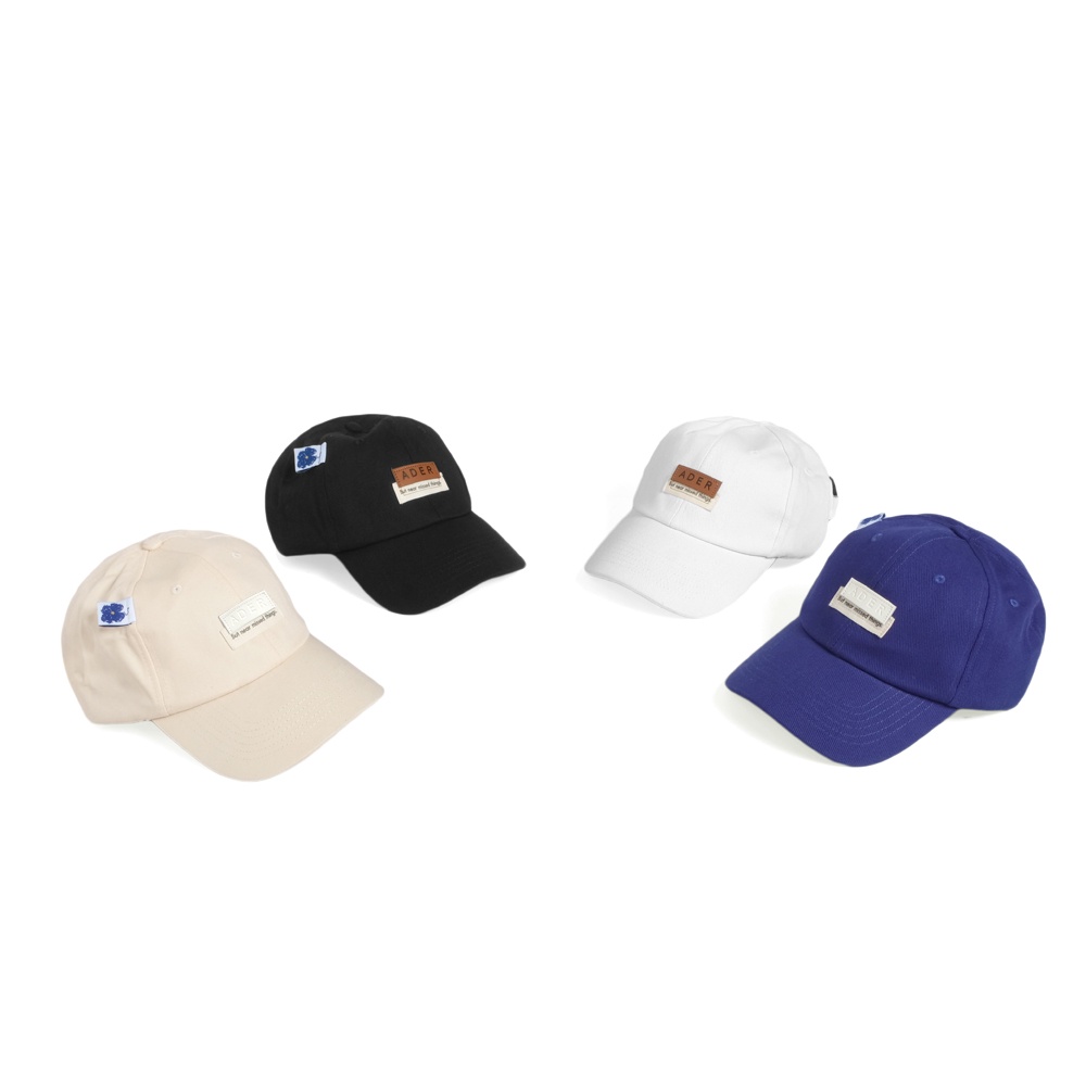 Jual Ader Error Leather Patch Cap | Shopee Indonesia