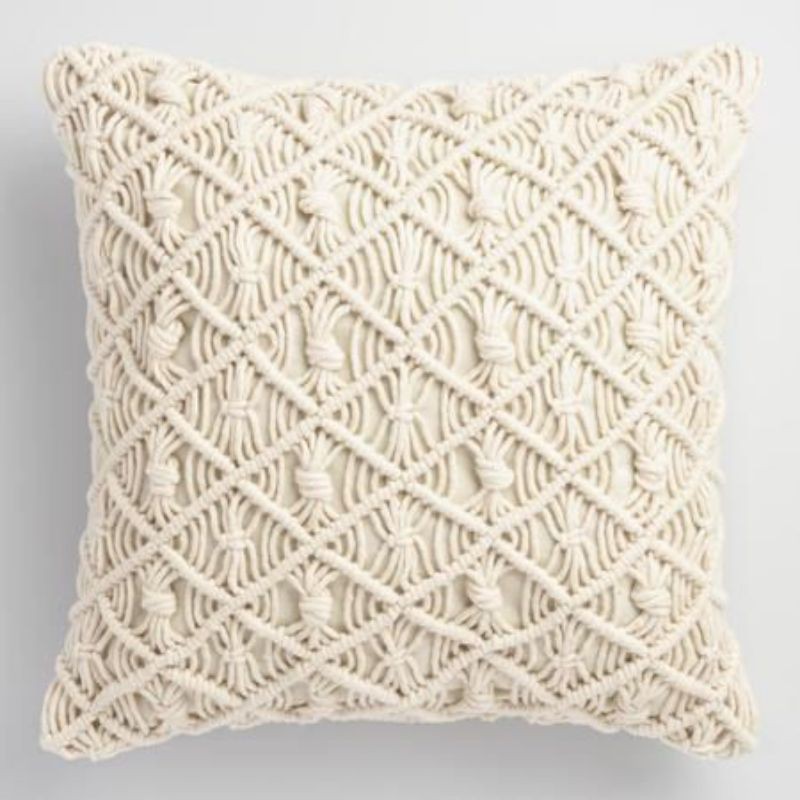 Jual Macrame cushion cover | sarung bantal makrame 038 | Shopee Indonesia