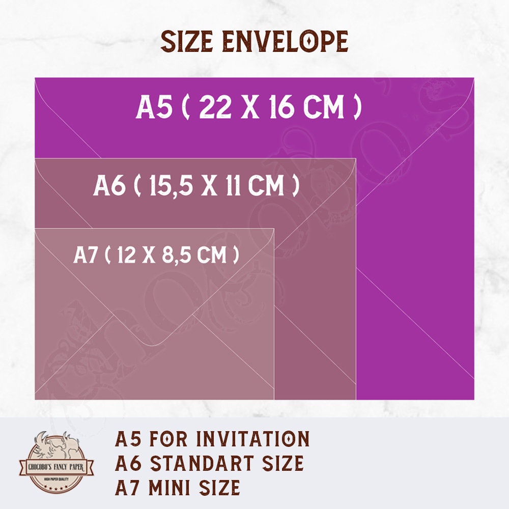 Jual AMPLOP CONCORDE A5, A6, A7 AMPLOP TEBAL AMPLOP UNDANGAN | Shopee ...