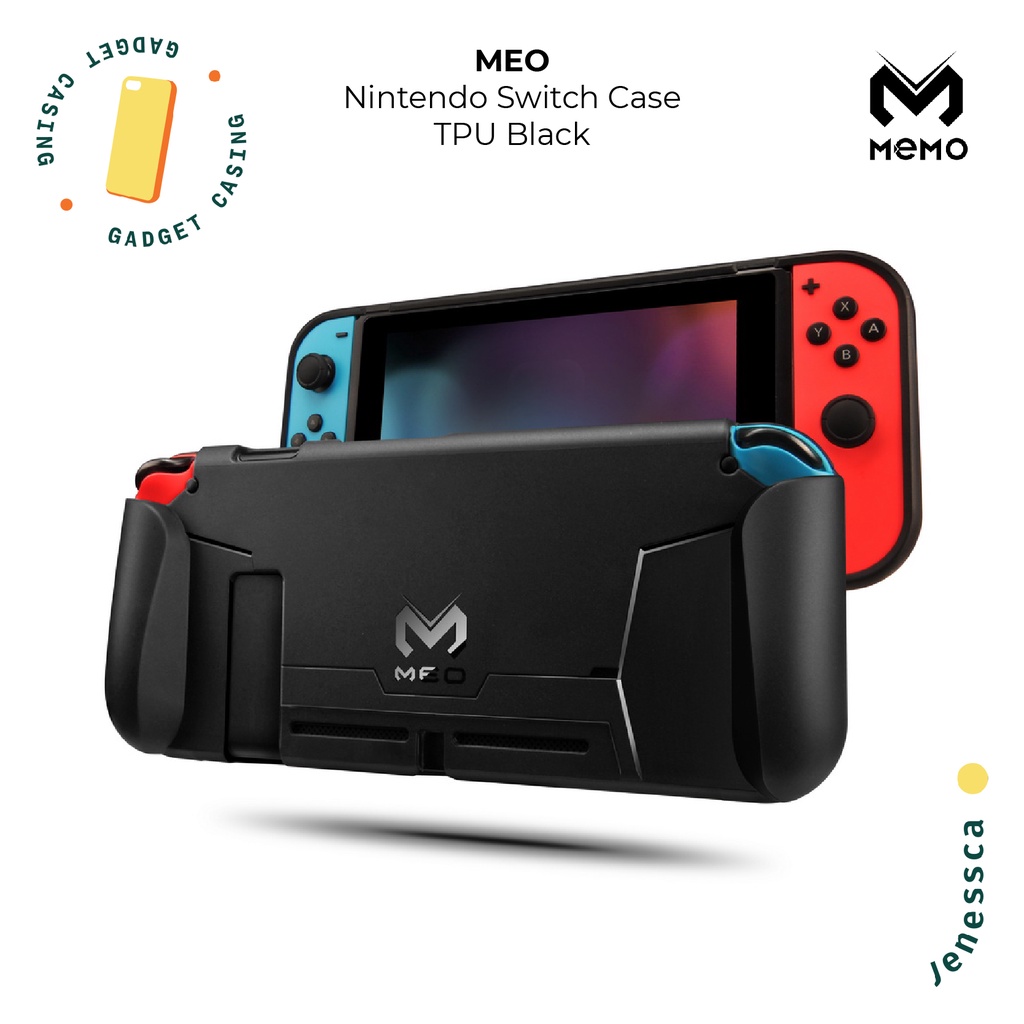 Jual Meo/Memo Casing Nintendo Switch Case V1/V2 TPU Black Soft Case ...