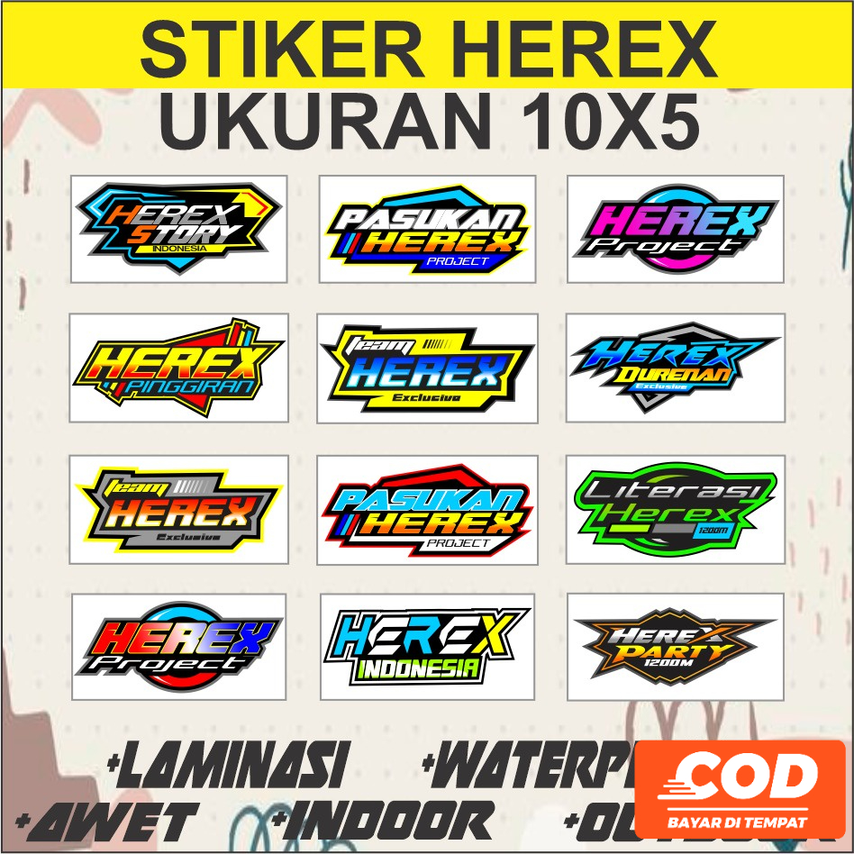 Jual Stiker Herex Stiker Motor Racing - Stiker Bengkel Lengkap Terbaru ...