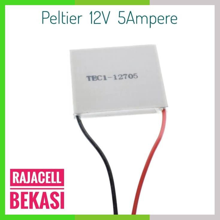Jual Peltier Tec1 12705 12V 5A 40X40 Thermoelectric Cooler Pertir ...