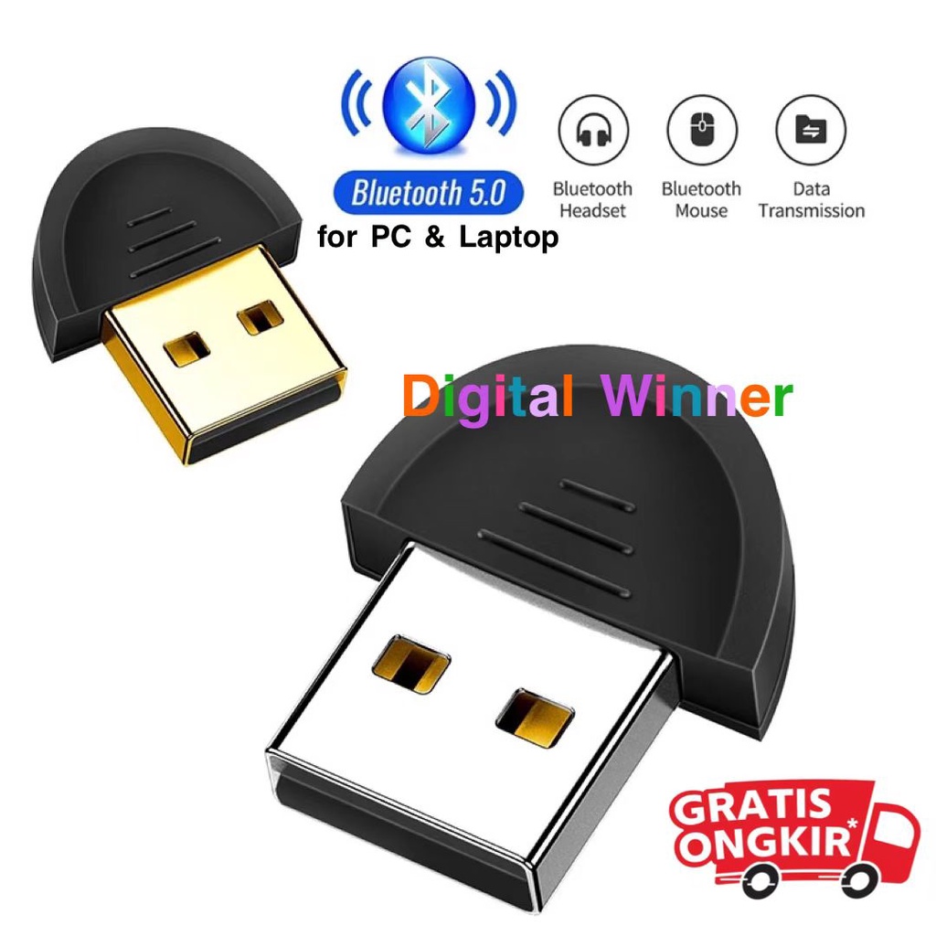 Jual USB Bluetooth 5.0 / Bluetooth PC / Bluetooth Laptop / Bluetooth ...