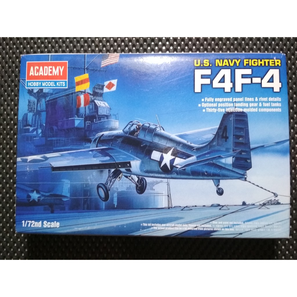 Jual US Navy Fighter F4F-4 / F4 Wildcat - Model kit Academy 1/72 ...