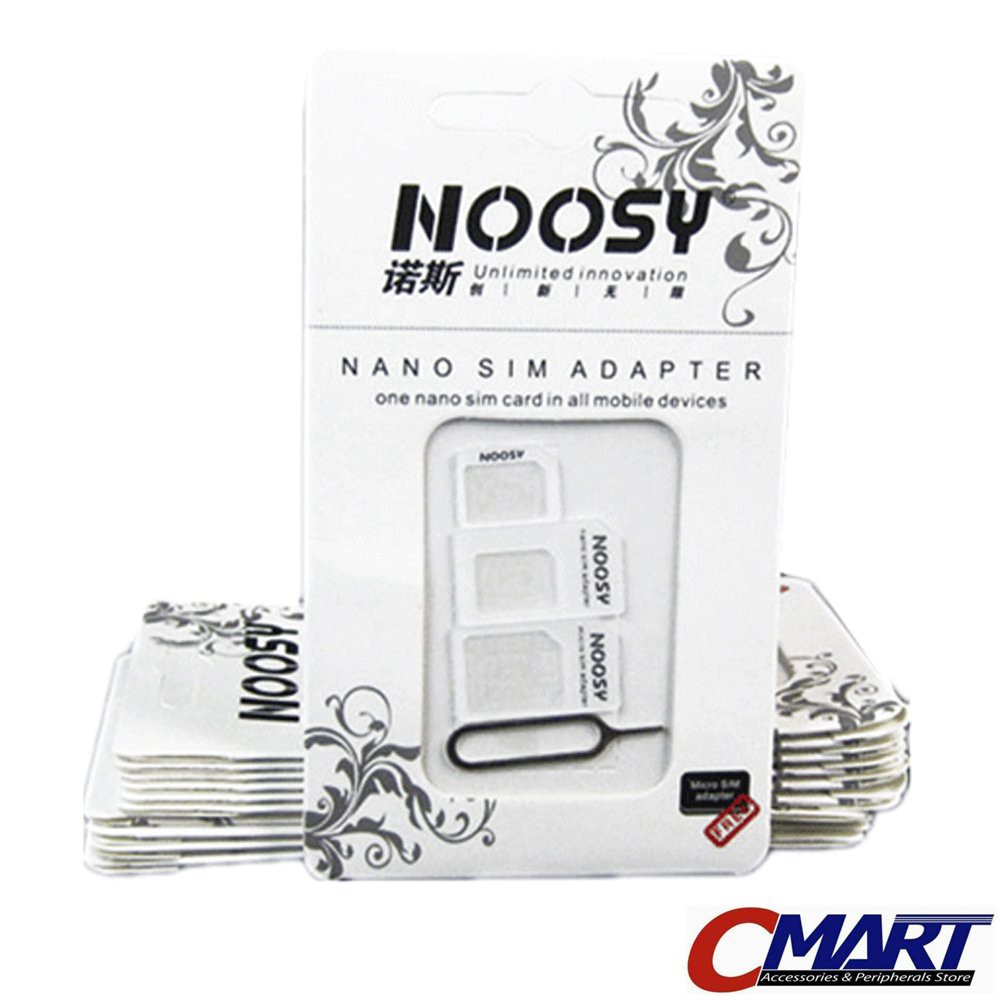 Jual NOOSY Dual SIM Adapter Standard Nano Micro with Tray Holder - SM ...