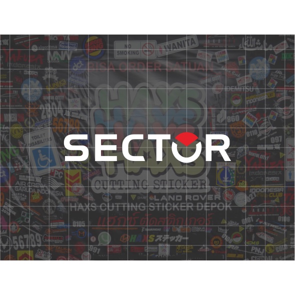 Jual Cutting Sticker Visor Helm Sector Ukuran 8.5 Cm Untuk Motor Mobil ...