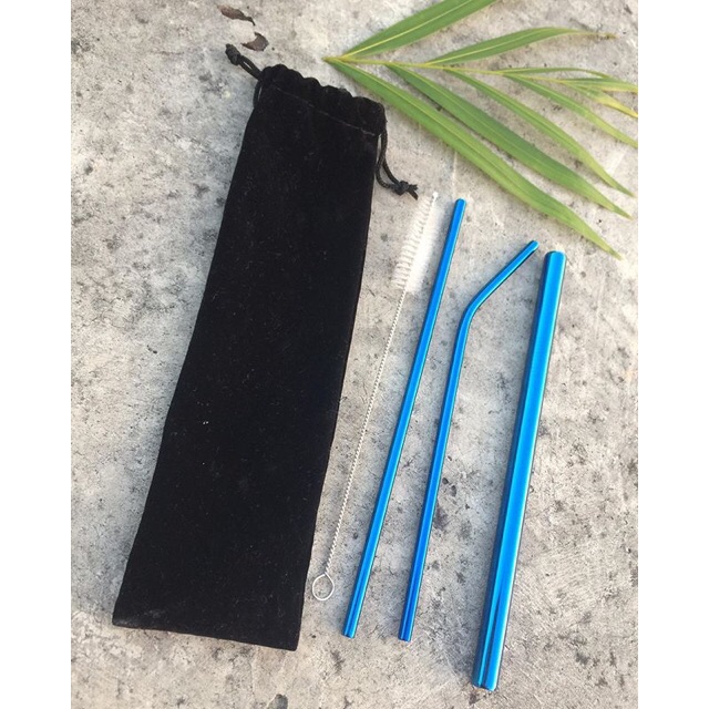 Jual 5 set stainless straw bubble | Shopee Indonesia