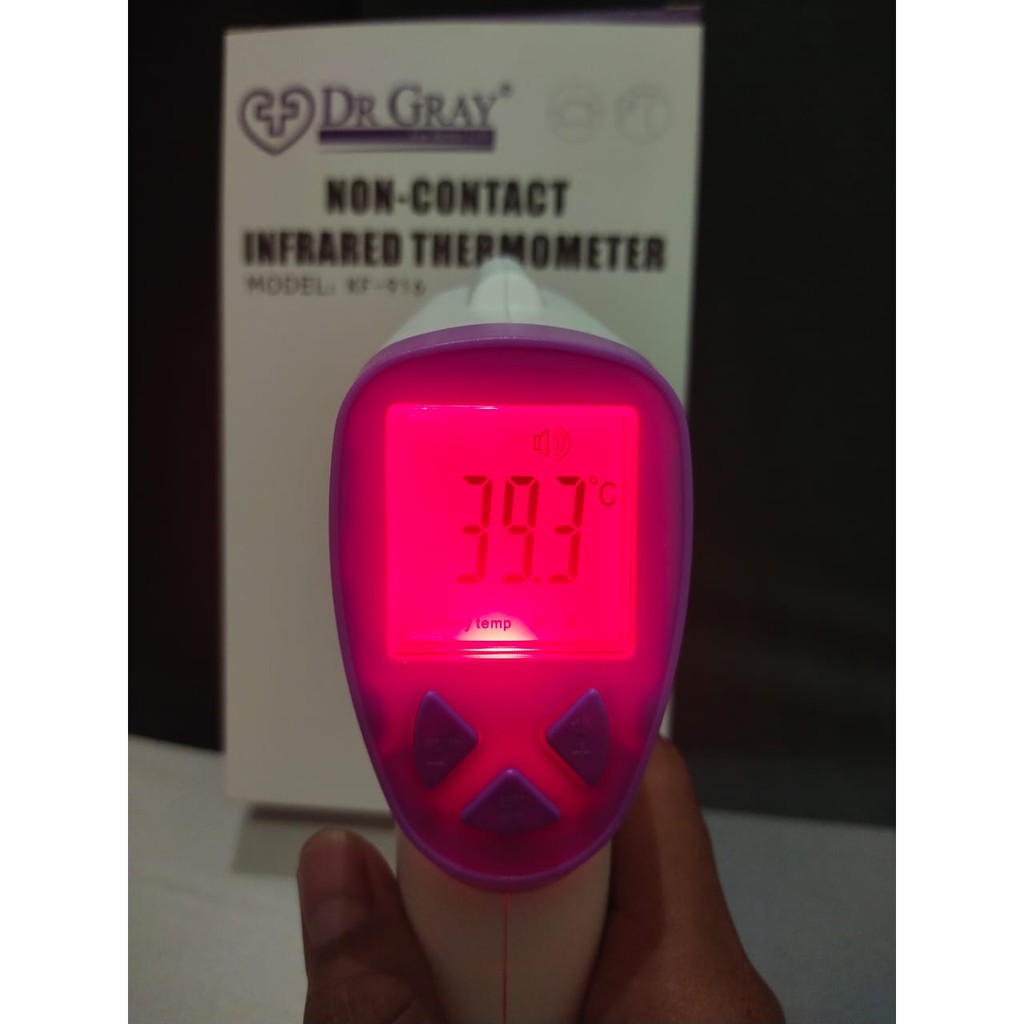 Jual Termometer Pengukur Suhu Tubuh Demam - Object Tembak Infra Merah ...