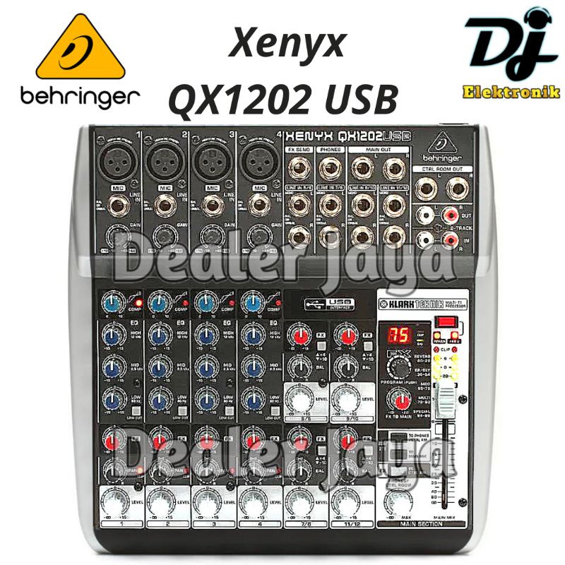 Jual Mixer Analog Behringer Xenyx QX 1202 USB / QX1202 USB / QX1202USB ...