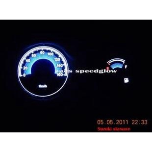 Jual Panel speedometer custom real indiglow suzuki skywave | Shopee ...