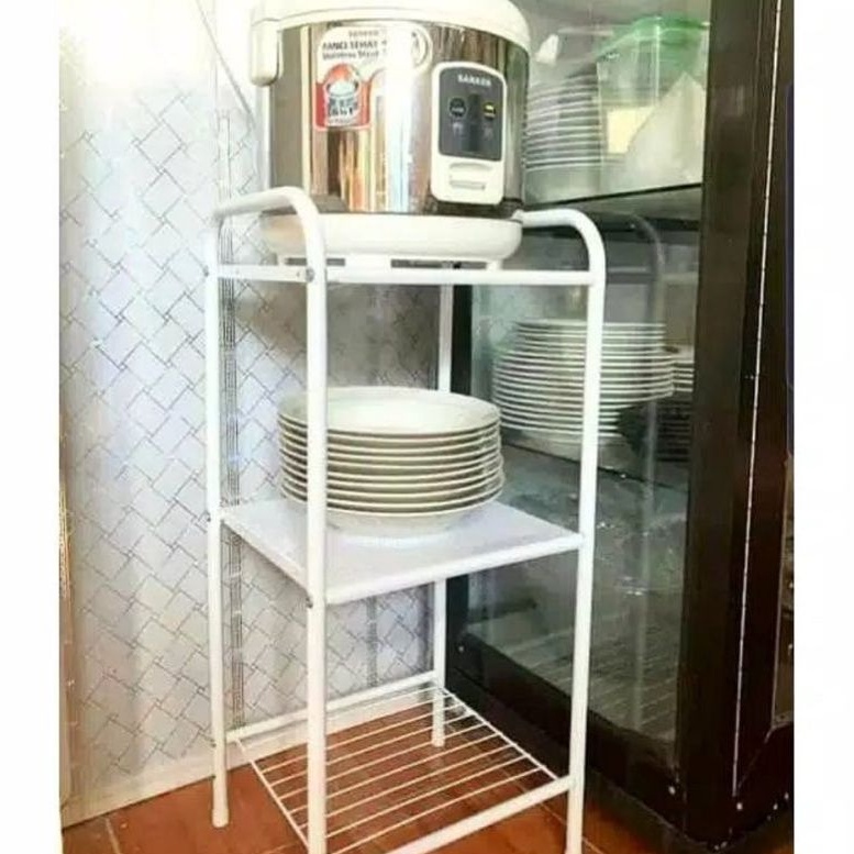 Jual Rak Magicom Rak besi putih 3 tingkat Informa / INFORMA RAK 3 SUSUN ...