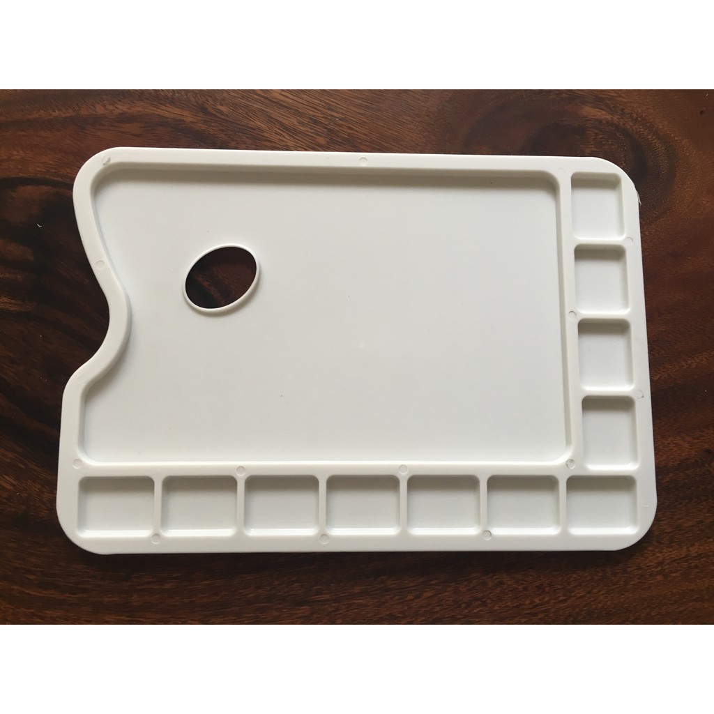 Jual Palet Cat Lukis / Painting Pallete Kotak / Palet cat akrilik ...