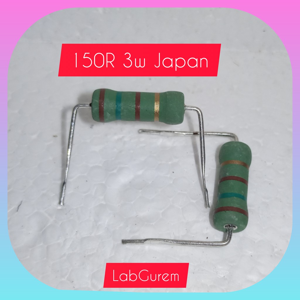 Jual RESISTOR 3W 150OHM 150R JAPAN | Shopee Indonesia