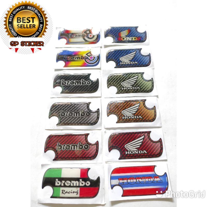 Jual STICKER TIMBUL EMBLEM TUTUP MINYAK REM OIL MOTOR HONDA MURAH ...