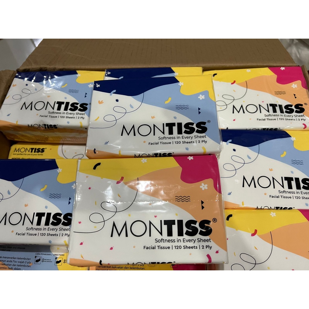 Jual Tisu MONTISS 120 SHEET - Tisu wajah halus | Shopee Indonesia