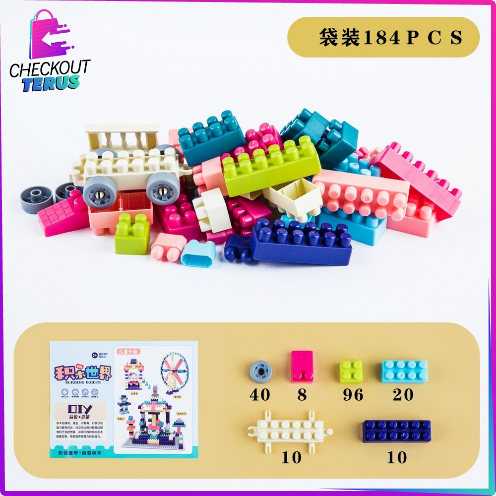 Jual CT M134 Mainan Balok Susun Puzzle Brick Mainan Edukasi Anak ...