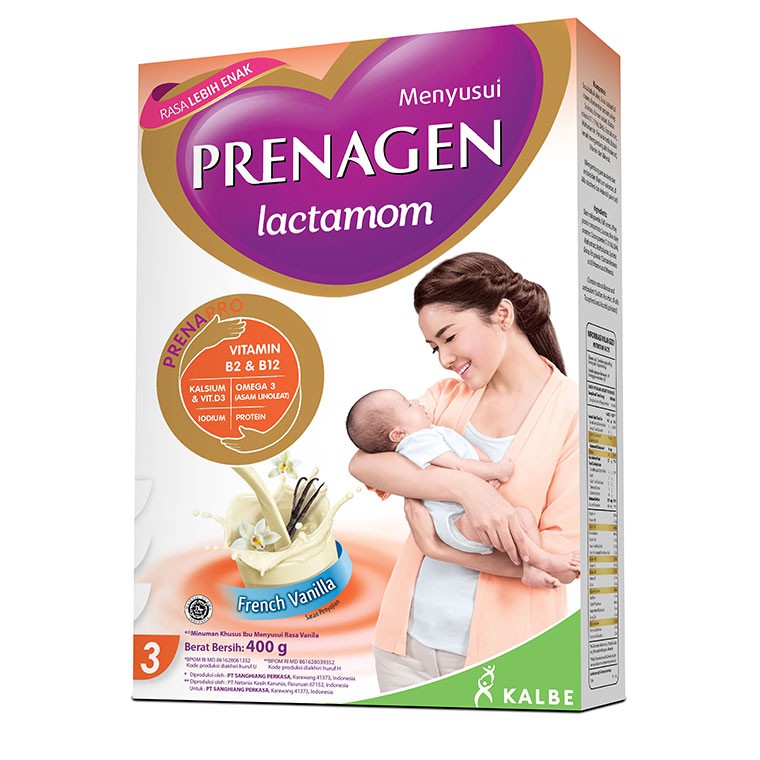 Jual PRENAGEN LACTAMOM VANILLA 400G | Shopee Indonesia