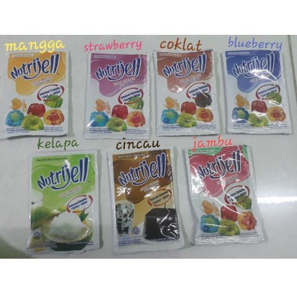 Jual Nutrijell berbagai rasa sachet | Shopee Indonesia
