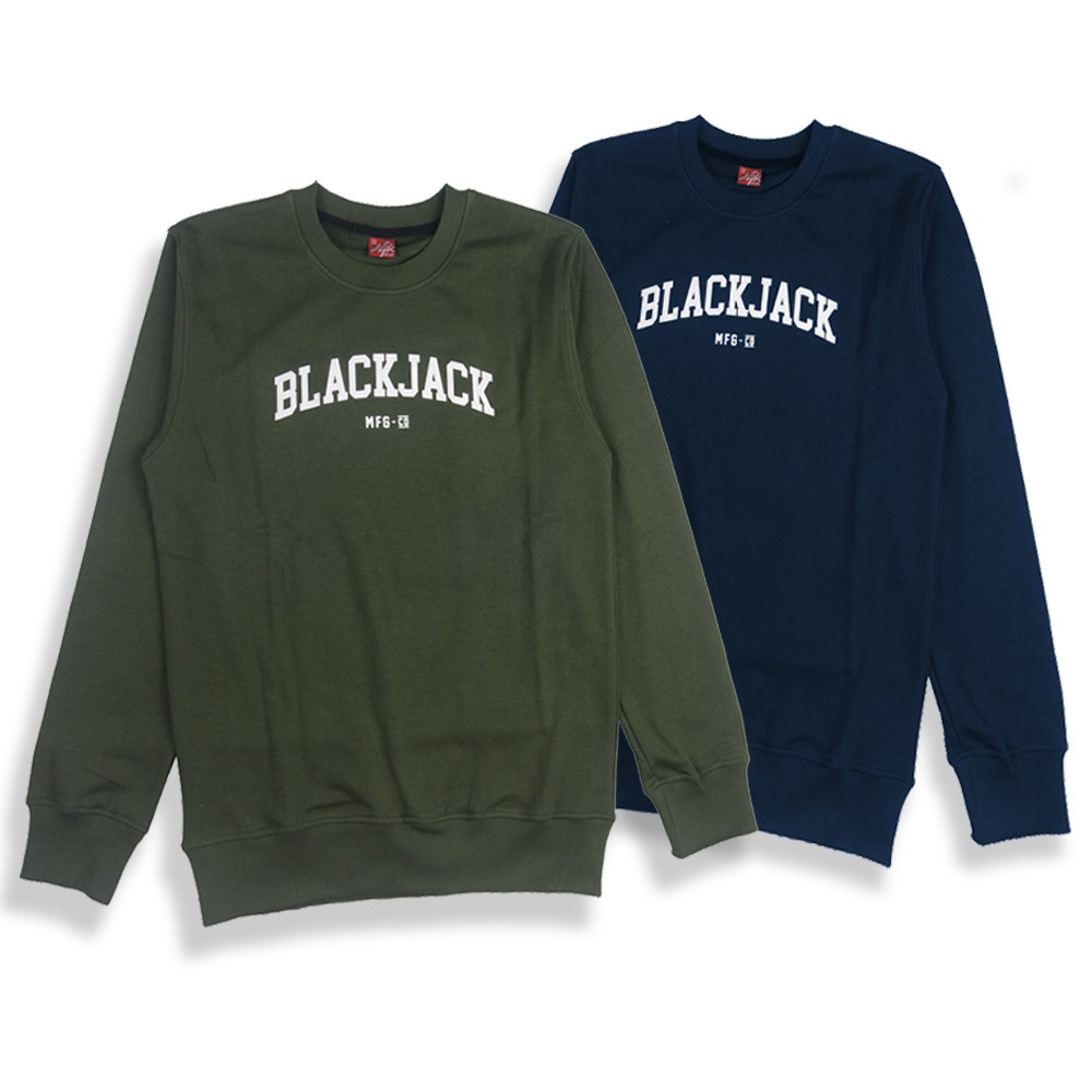 Jual BLJK Blackjack SWT702 Sweater Crewneck Varsity | Shopee Indonesia