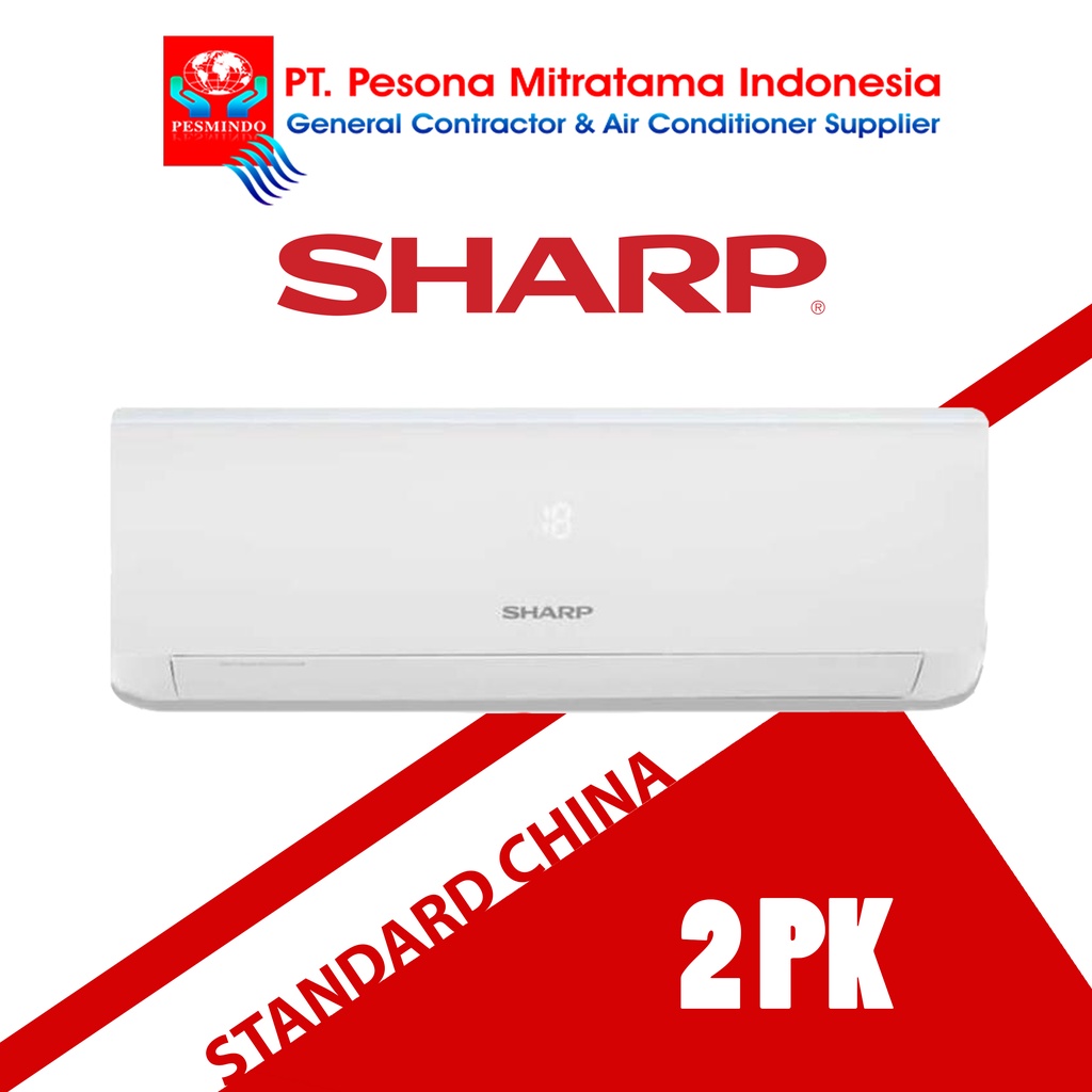 Jual AC SHARP 2PK AH-A18ZCY SPLIT STANDART 2 PK A 18CY | Shopee Indonesia