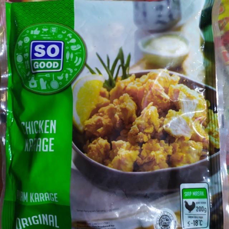 Jual So Good Chicken Karage Original 200GR | Shopee Indonesia