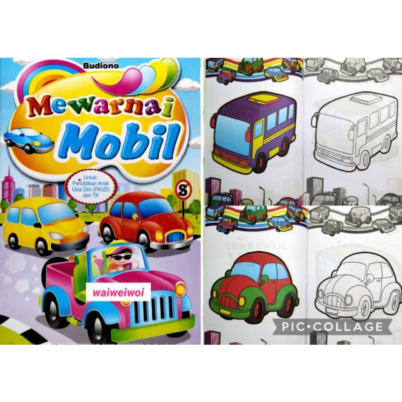 Jual Buku Mewarnai Mobil | Shopee Indonesia