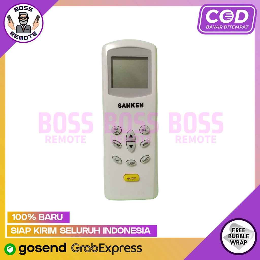 Jual REMOTE AC SANKEN DENPOO DAST CRYSTAL ELBA ORIGINAL | Shopee Indonesia