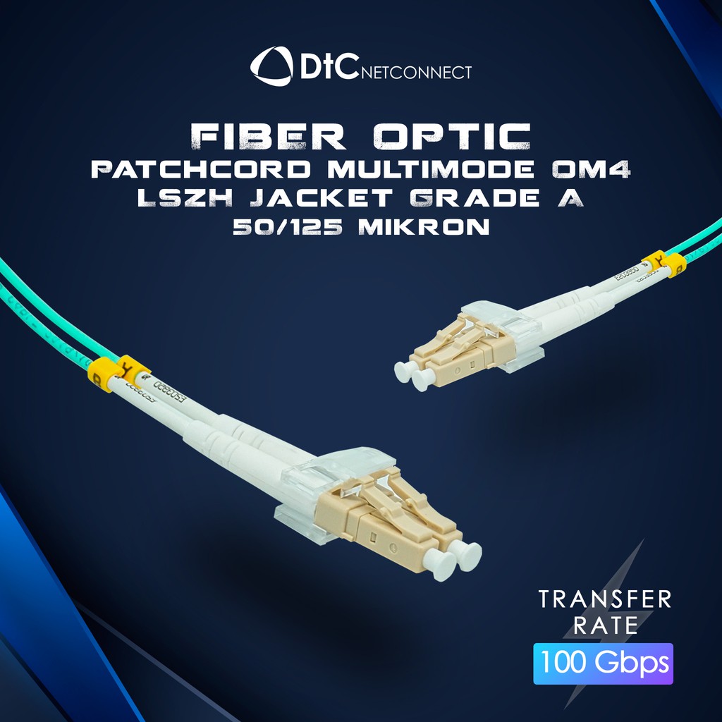 Jual FO Patchcord Multimode OM4 Duplex LC-LC - DtC Netconnect | Shopee ...