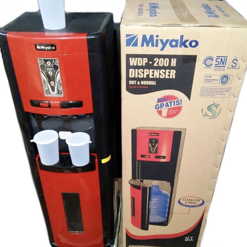 Jual Dispenser Miyako WDP 200 Hot and Normal Galon Bawah | Shopee Indonesia