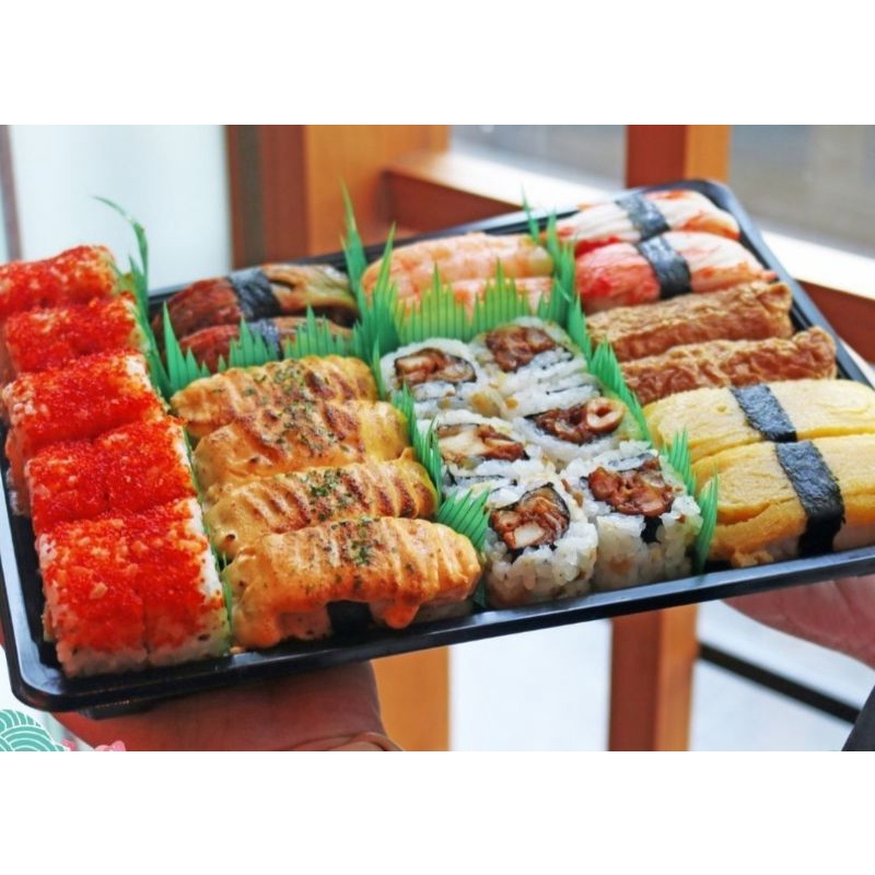 Jual Tray mika sushi box BESAR ( SB30 ) | Shopee Indonesia