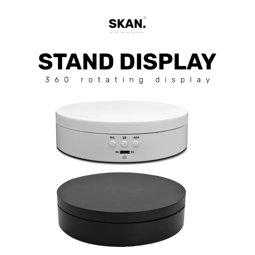Jual Rotating Display Stand - 360 Rotary Display Base Adjustable ...