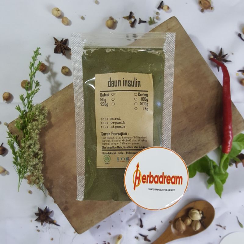 Jual 100 GRAM BUBUK DAUN INSULIN TITHONIA DIVERSIFOLIA KIPAIT KEMBANG ...