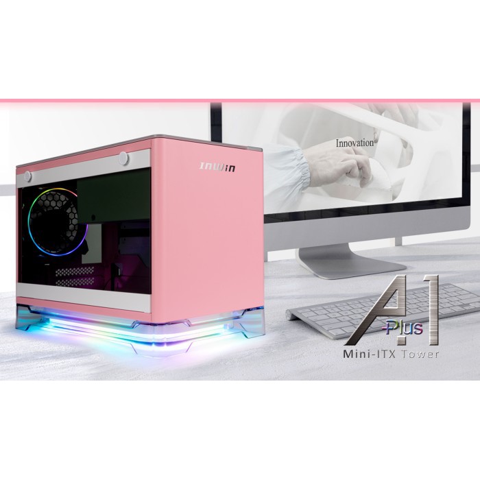 Jual INWIN A1 Plus Pink - Mini ITX Tempered Glass With 650W PSU 80 ...