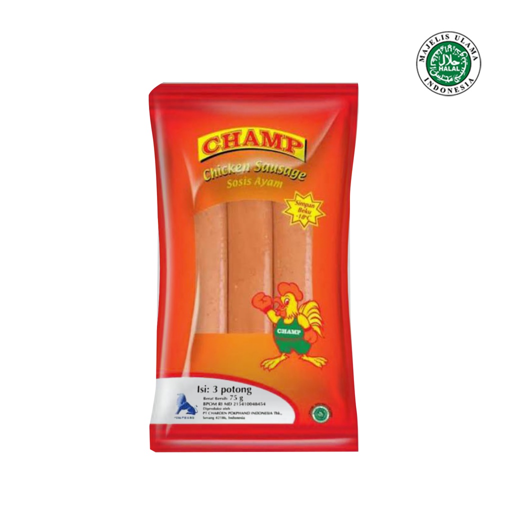 Jual Champ Chicken Sausage 75gr, Sosis Ayam Halal | Shopee Indonesia