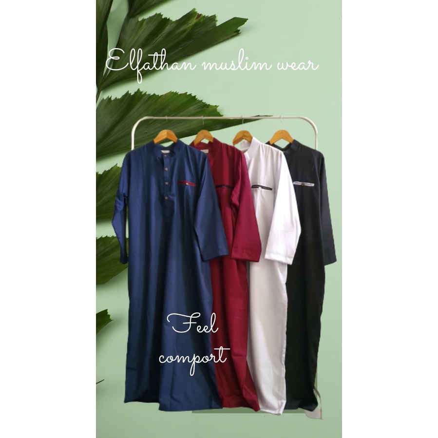 Jual Gamis ikhwan TOYOBO long panjang pria, lengan Panjang SUPER ...