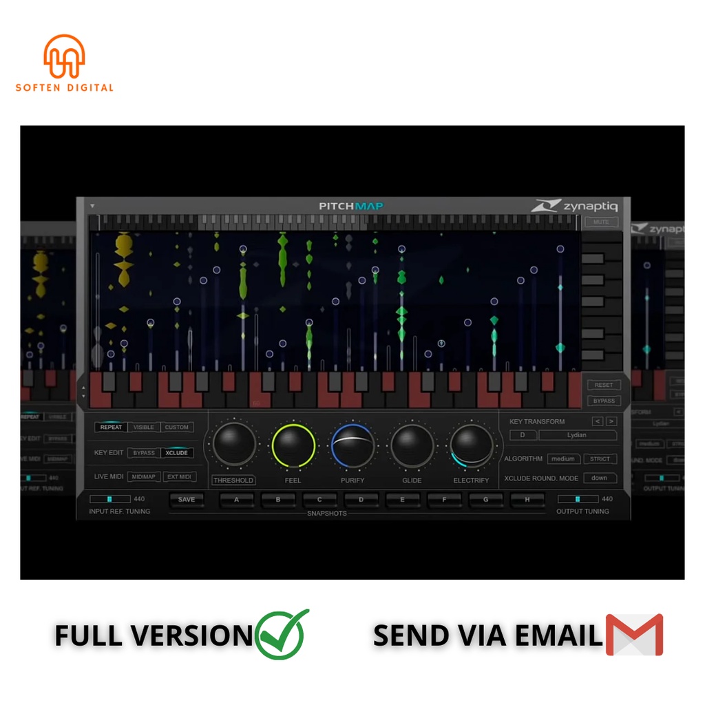 Jual Zynaptiq PITCHMAP v1 VST Plugin pitch of individual sounds within mixed signals in real ...