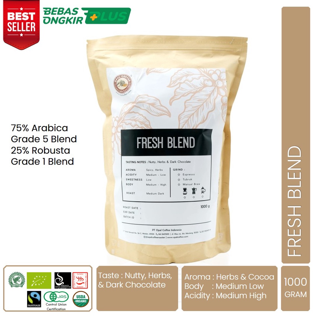 Jual Opal Fresh Blend 1000g | Shopee Indonesia