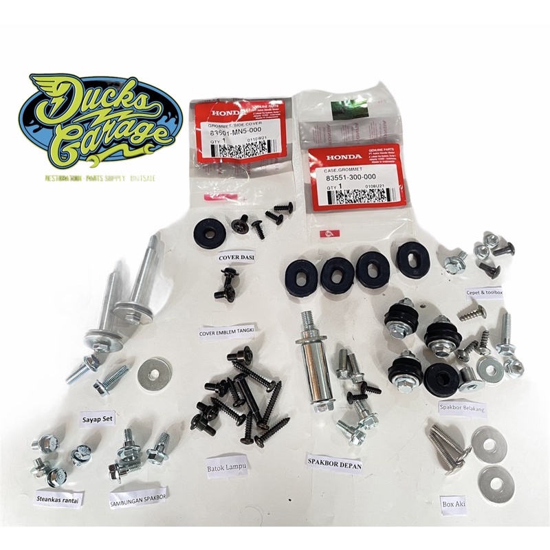 Jual baut baud body fullset honda astrea prima bs | Shopee Indonesia