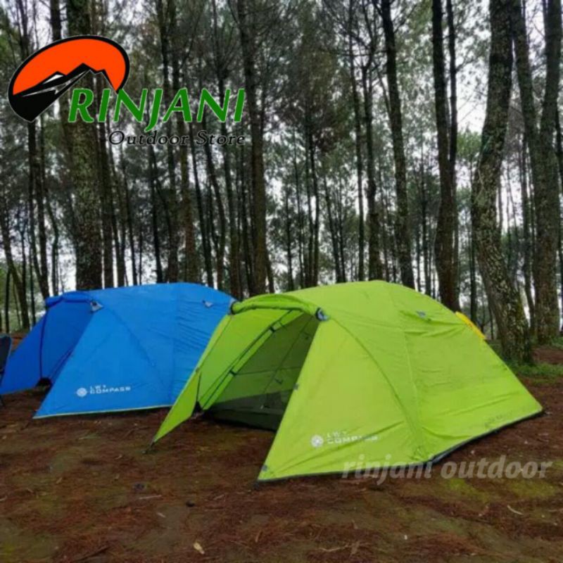 Jual Tenda compass lwy fiber 4-5 orang double layer tenda lwy double ...