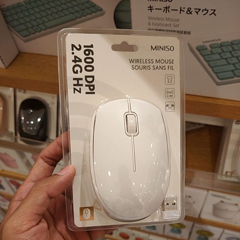 Jual mouse wireless miniso | Shopee Indonesia
