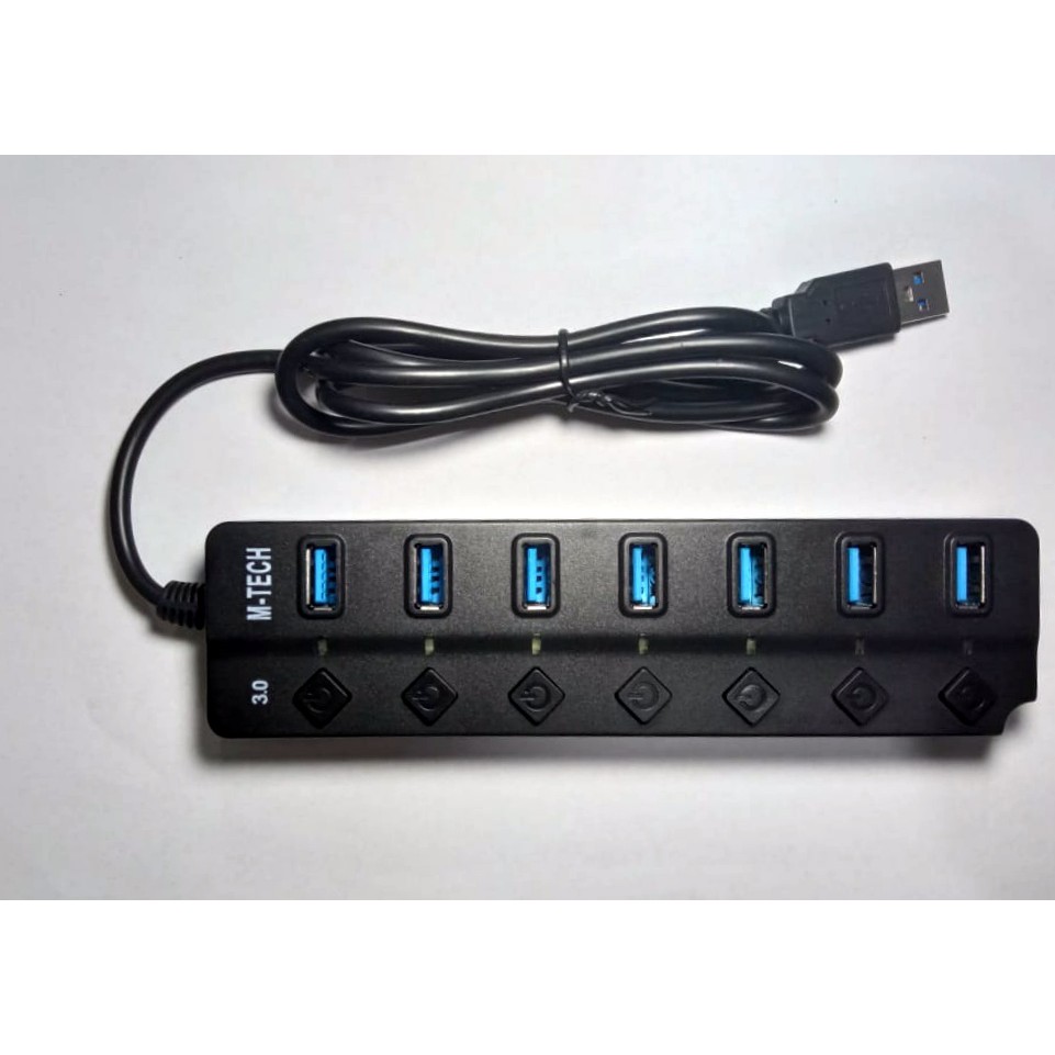 Jual USB Hub M-Tech 7 Port USB3.0 | Shopee Indonesia