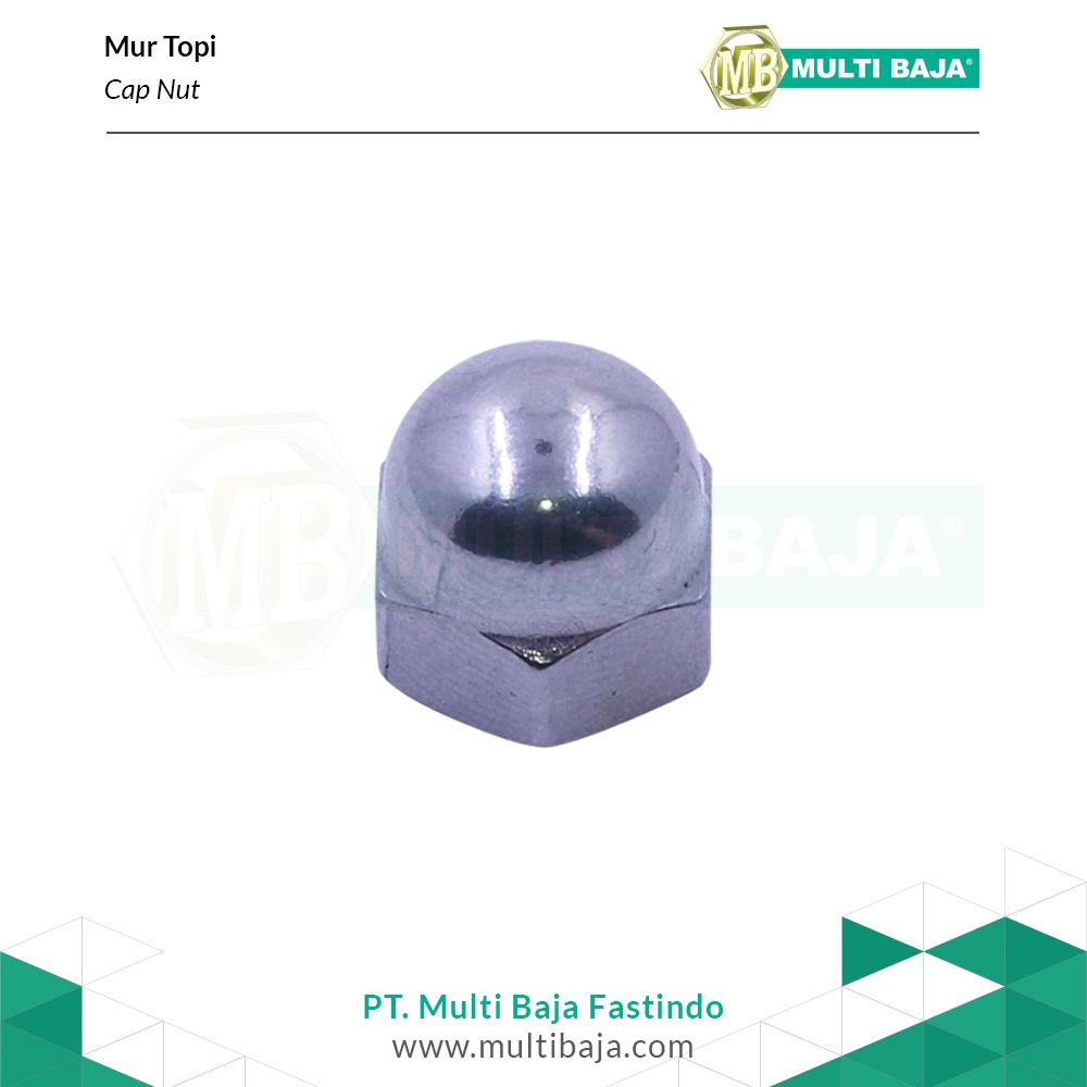 Jual Mur Topi Stainless Steel 304 M4 - 0.7 | Shopee Indonesia