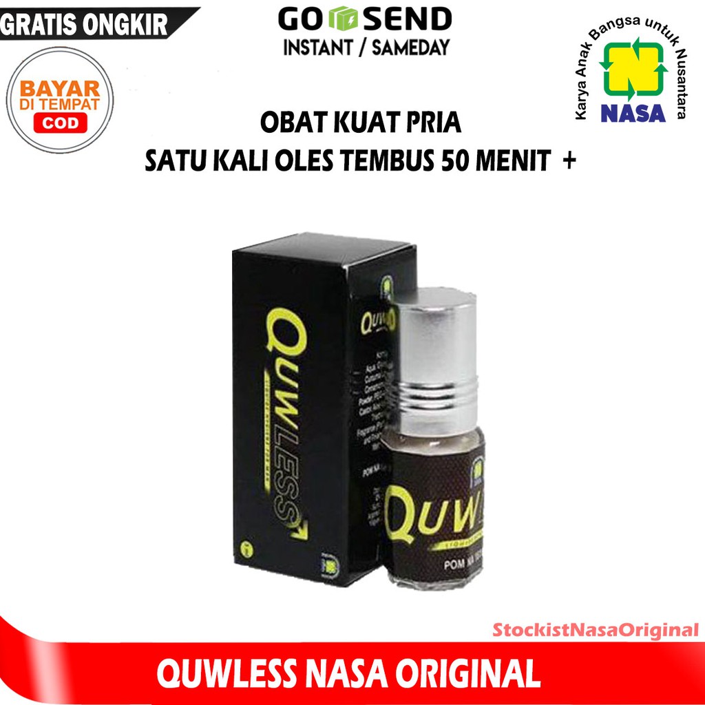 Jual MINYAK OLES QUWLESS QULES NASA | Shopee Indonesia