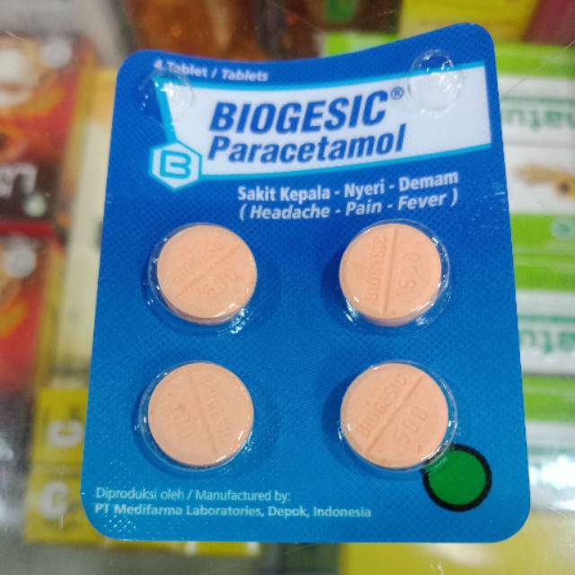 Jual Biogesic tablet. Dengan paracetamol meredakan sakit kepala, nyeri ...