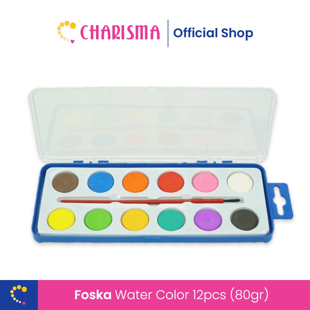Jual Watercolour Paint - Foska Cat Air Watercolor Paint - Kit Drawing ...
