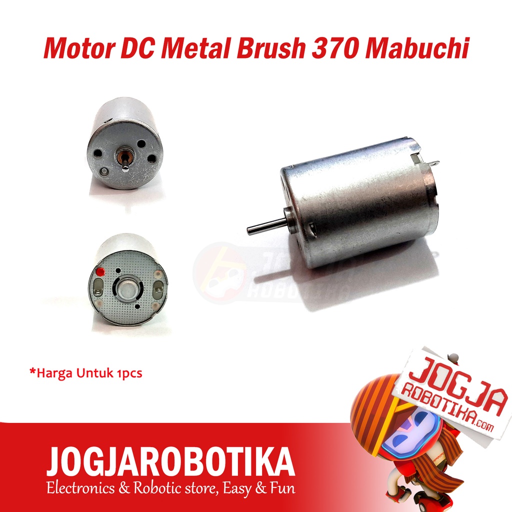 Jual Motor DC Metal Brush 370 Mabuchi 4V 5V 6V 9V 12V 15V 21V 24V ...