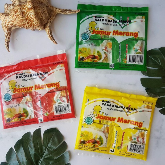 Jual Penyedap Rasa Non MSG/ Kaldu jamur Merang 3 Varian Rasa | Shopee ...