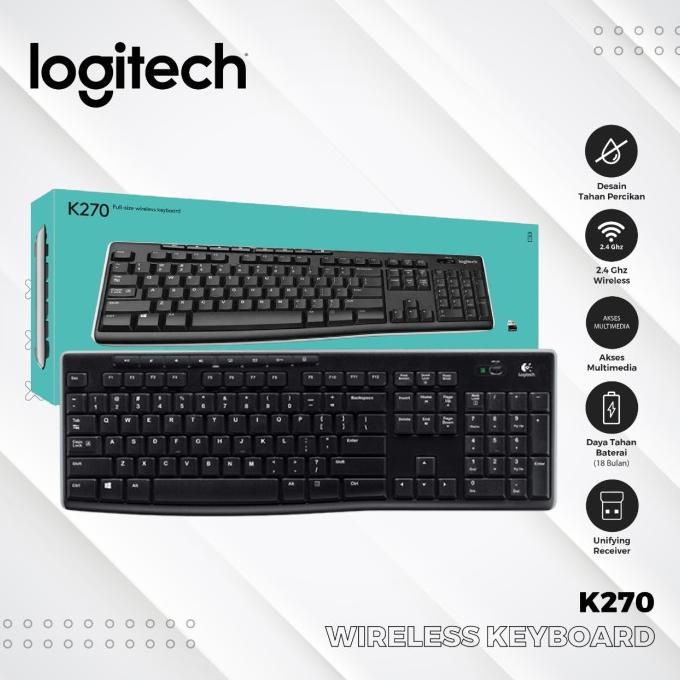 Jual Logitech K270 / K 270 Wireless Keyboard | Shopee Indonesia